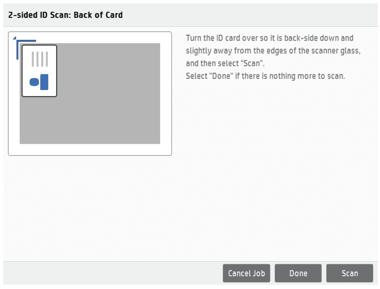 HP Quick Guide: ID Card Scan or Copy